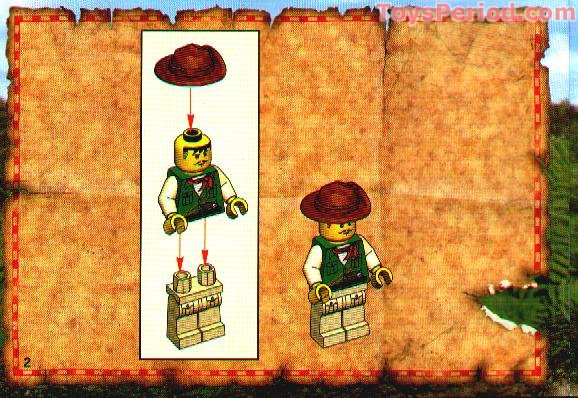 LEGO 7410 Jungle River Instructions and Parts List