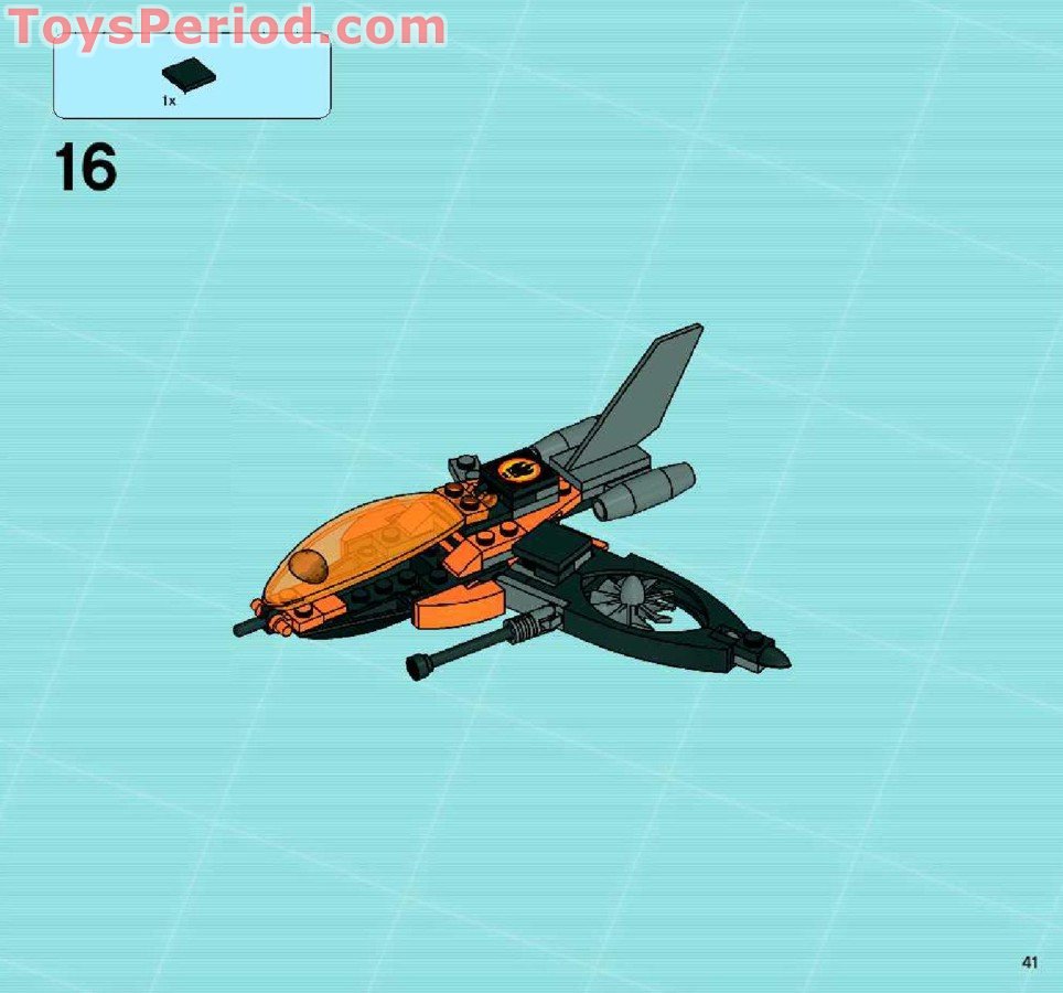 LEGO 8635 Mission 6: Mobile Command Center Instructions and Parts List