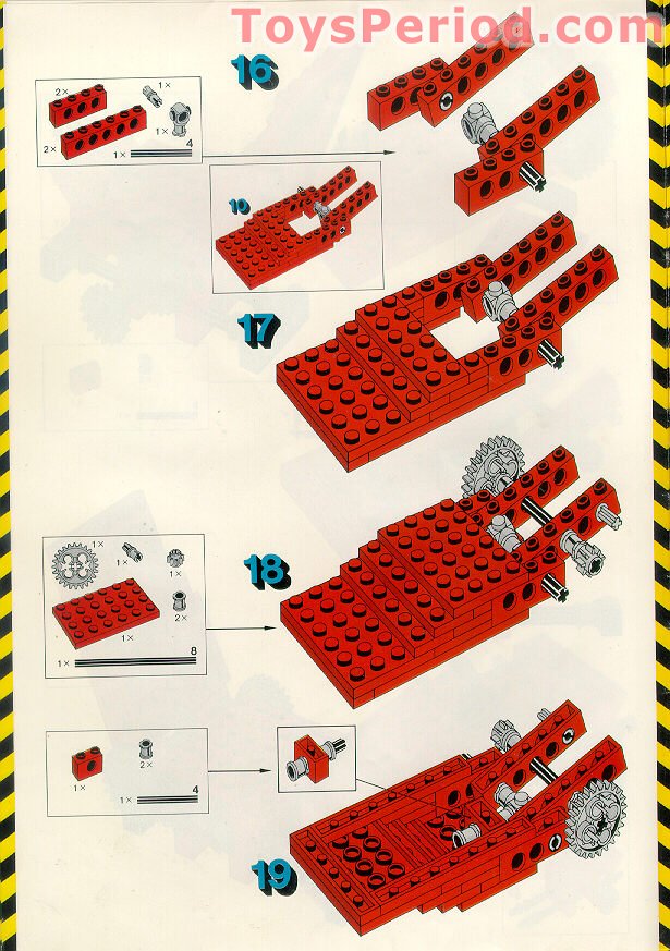 LEGO 8860 Auto Chassis Instructions and Parts List