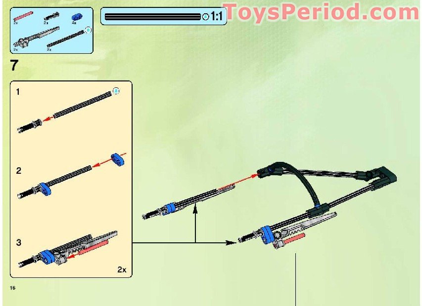 LEGO 8942-1 Jetrax T6 Instructions and Parts List