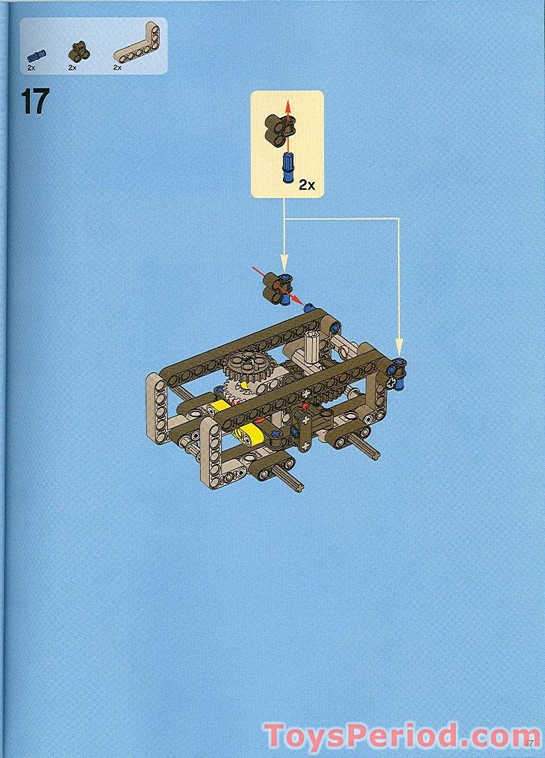 LEGO 8292 Cherry Picker Instructions and Parts List