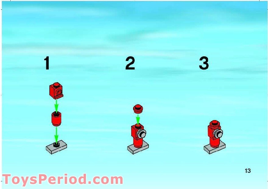 LEGO 8401 City Minifigure Collection Instructions and Parts List