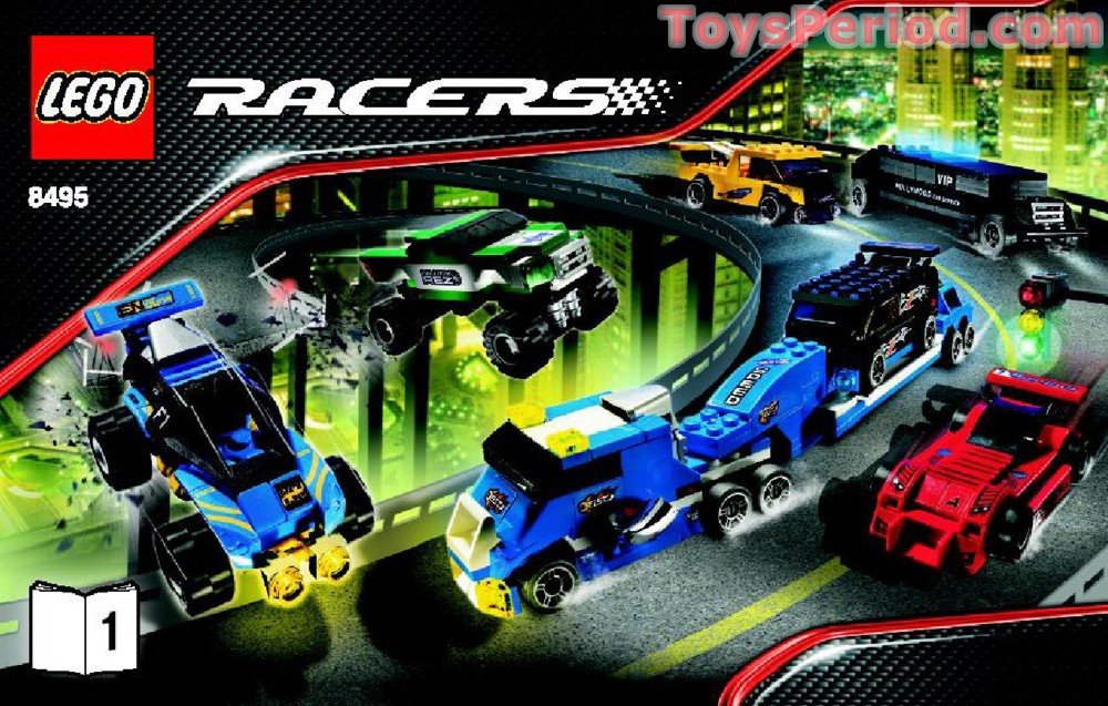 LEGO 8495 Crosstown Craze Instructions and Parts List