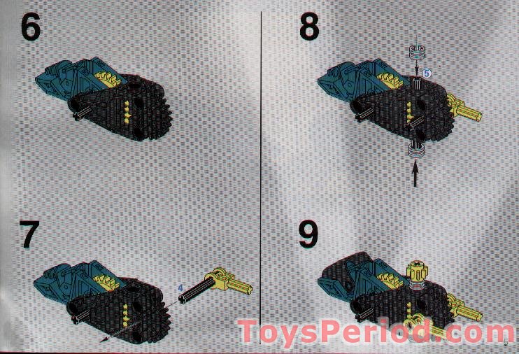 LEGO 8502 City Slizer Instructions and Parts List