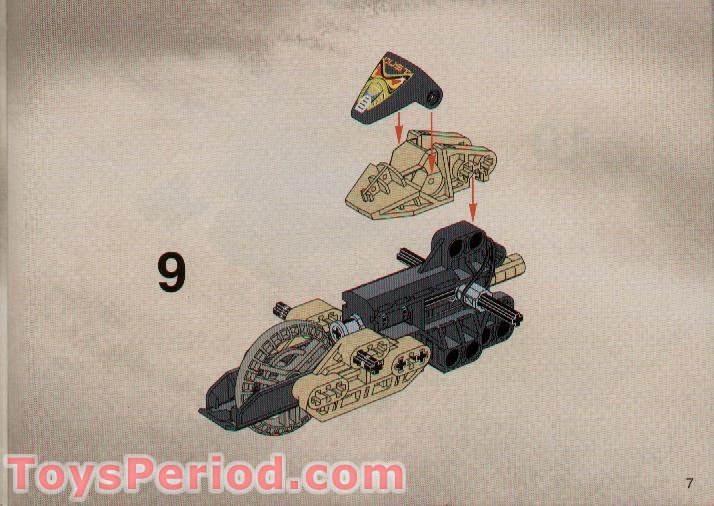 LEGO 8513 Dust Instructions and Parts List