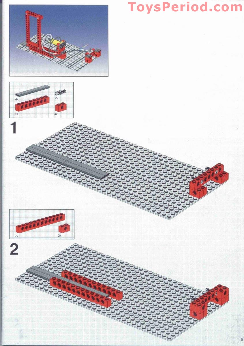 LEGO 9633 Advanced Air Power Set Instructions and Parts List