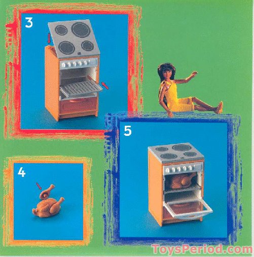 LEGO 3115 Kitchen Instructions and Parts List