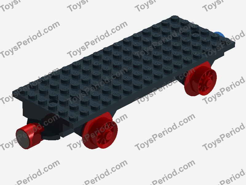 LEGO Sets with Part 736c02 Train Base 6 x 16 Type I with Wheels and Red ...