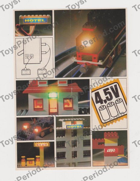 LEGO 995 Lighting Bricks with Color Filters Instructions and Parts List
