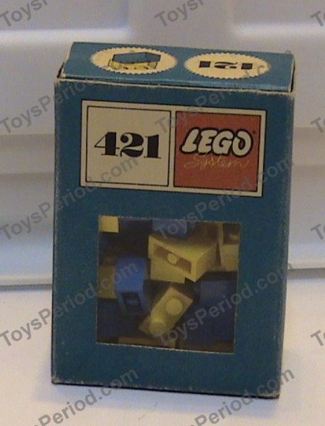 LEGO 421-1 1x2 Bricks Set Parts List