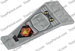 LEGO Sets with Part 30119pb01 Wing Plate Bi-level 8 x 4 and 2 x 3 1/3 ...