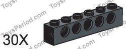 LEGO 970634 1x6 Beams Set Parts List