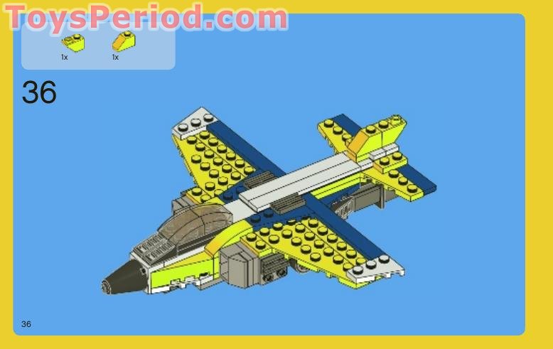 LEGO 6912 Super Soarer Instructions and Parts List