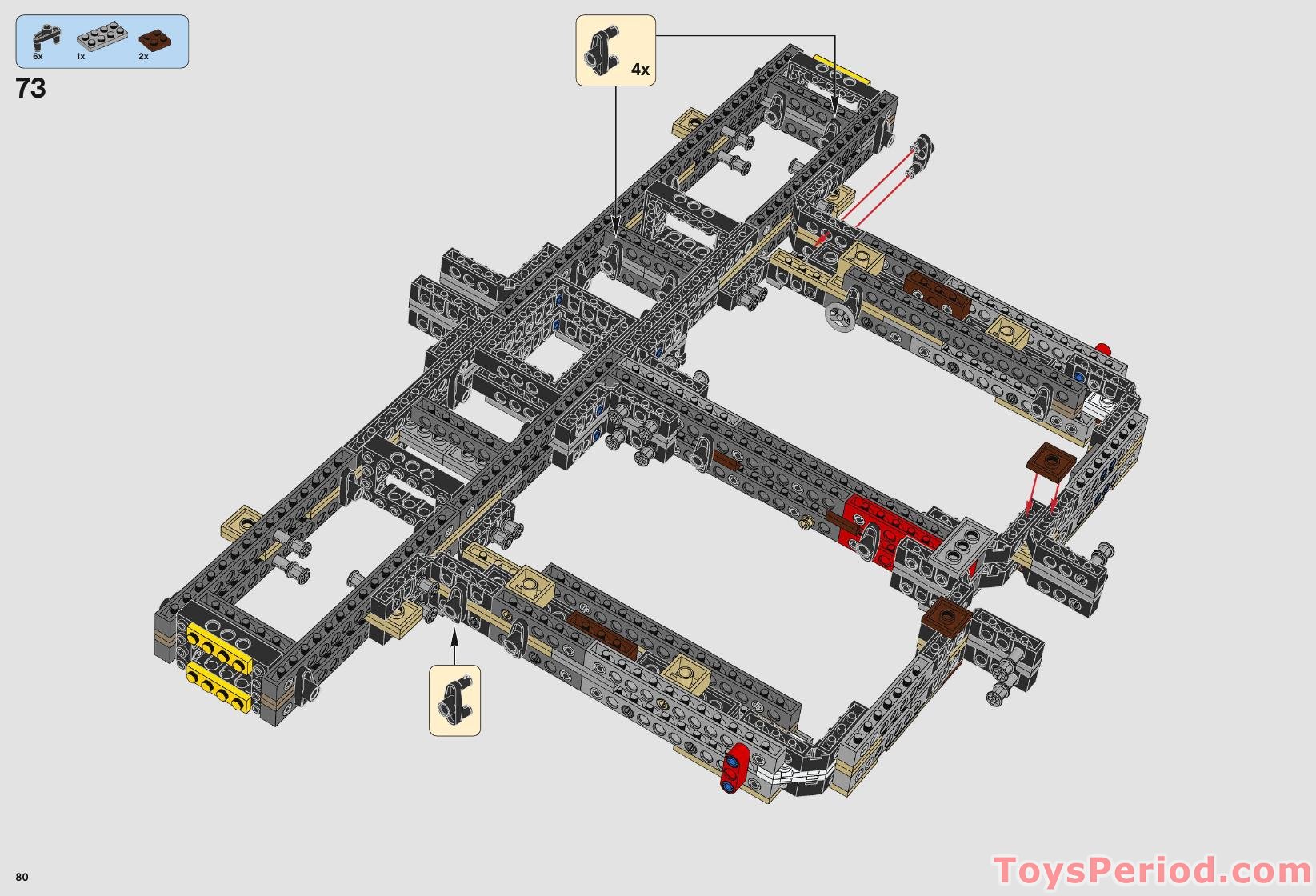 LEGO 75192 Millennium Falcon Instructions and Parts List