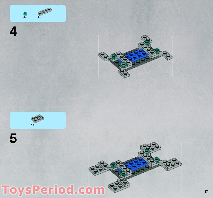 LEGO 7869 Battle for Geonosis Instructions and Parts List