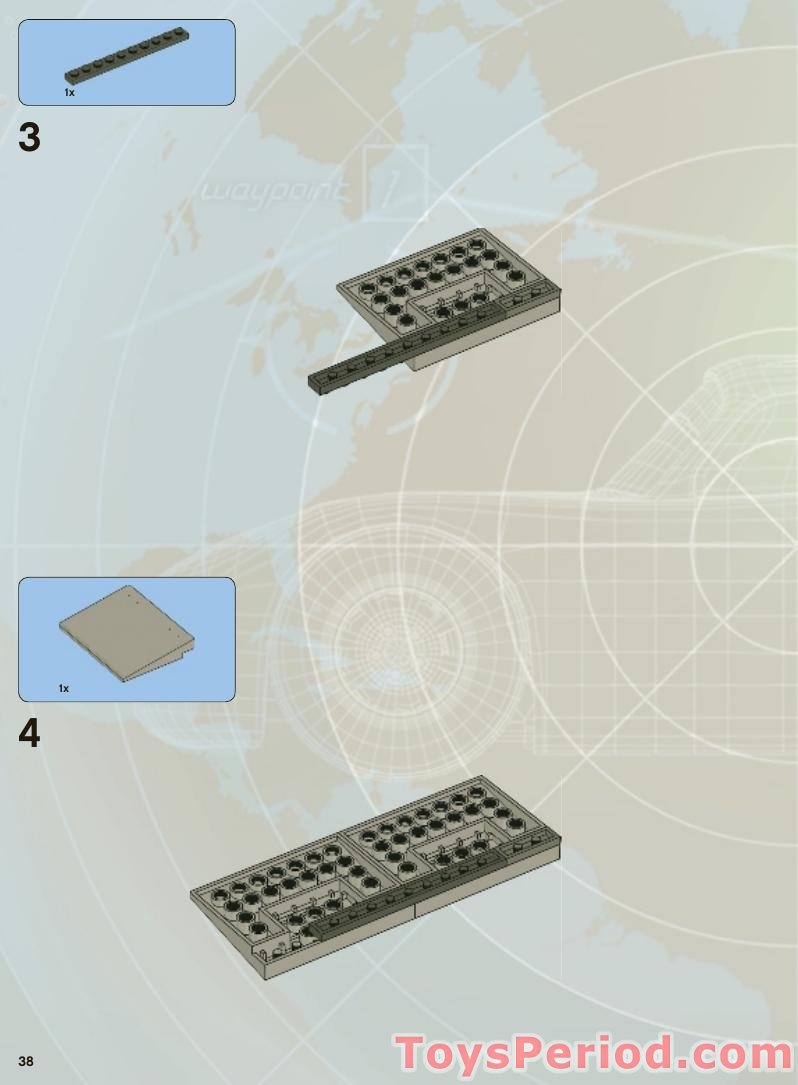 LEGO 8487 Flo's V8 Cafe Instructions and Parts List
