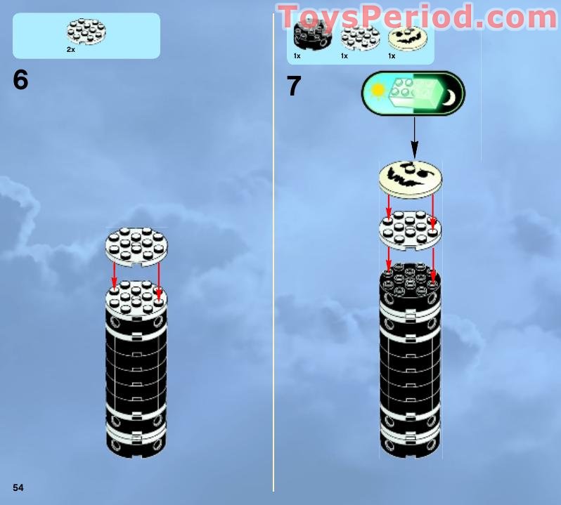 LEGO 9467 The Ghost Train Instructions and Parts List