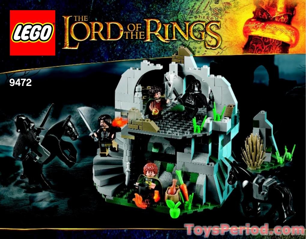 LEGO 9472 Attack on Weathertop Instructions and Parts List