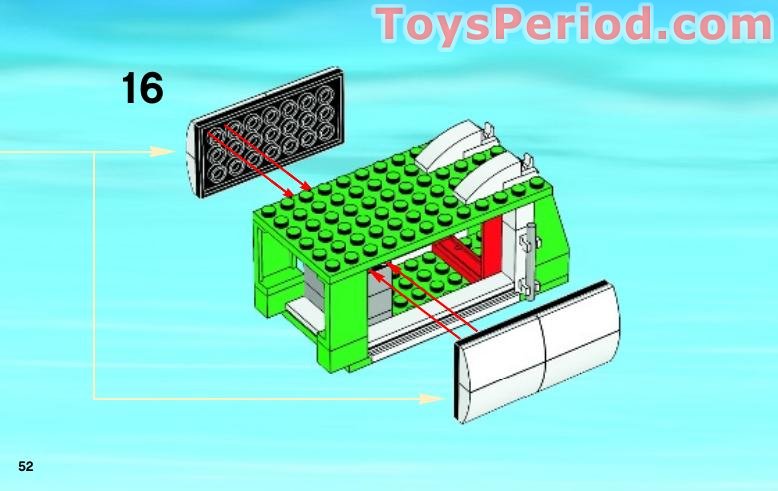 LEGO 4432 Garbage Truck Instructions and Parts List
