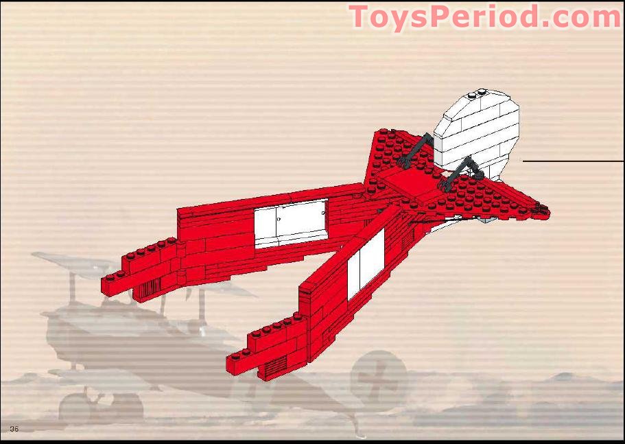 LEGO 10024 Red Baron Instructions and Parts List