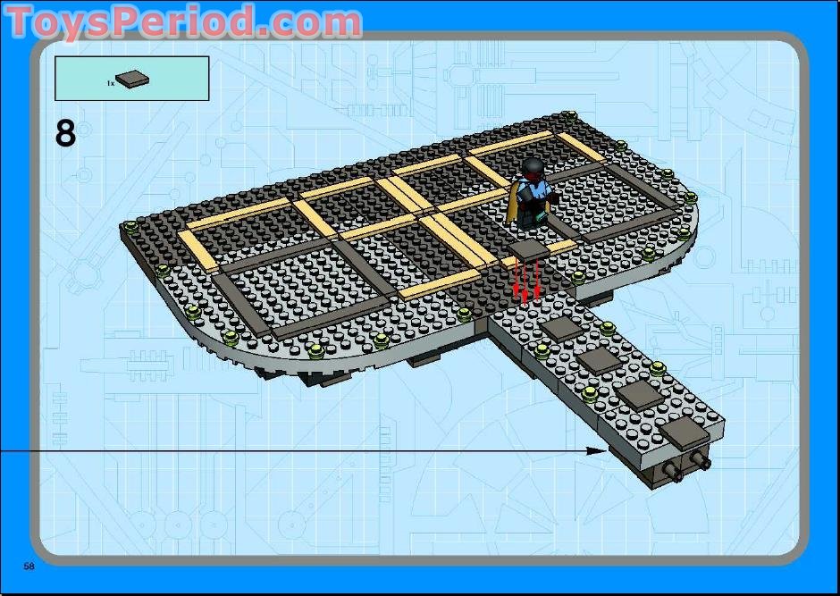 LEGO 10123 Cloud City Instructions and Parts List