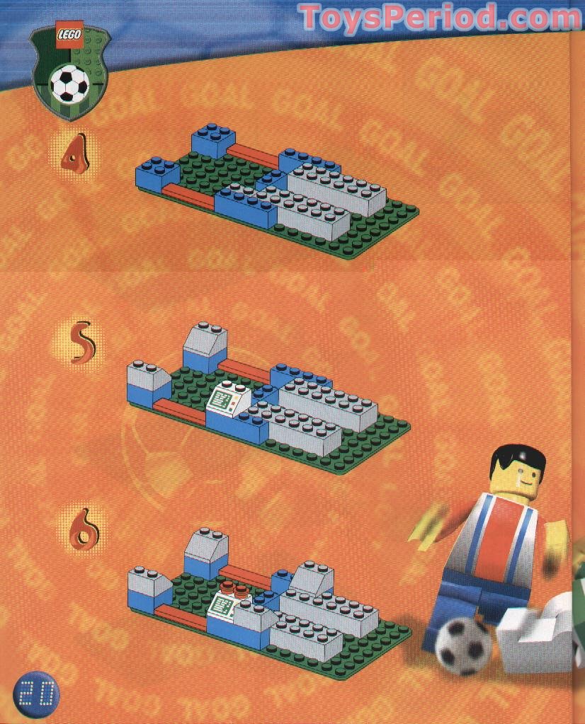 LEGO 3408 Super Sports Coverage Instructions and Parts List