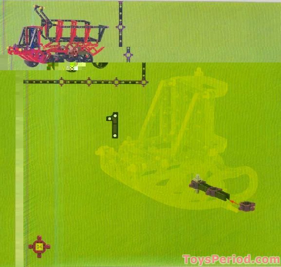 LEGO 3581 Formula Z Car in Storage Box Instructions and Parts List