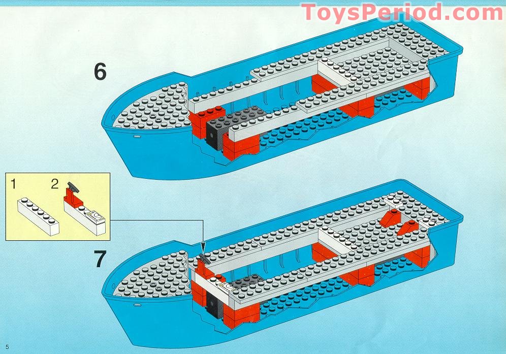 LEGO 4022 C26 Sea Cutter Instructions and Parts List