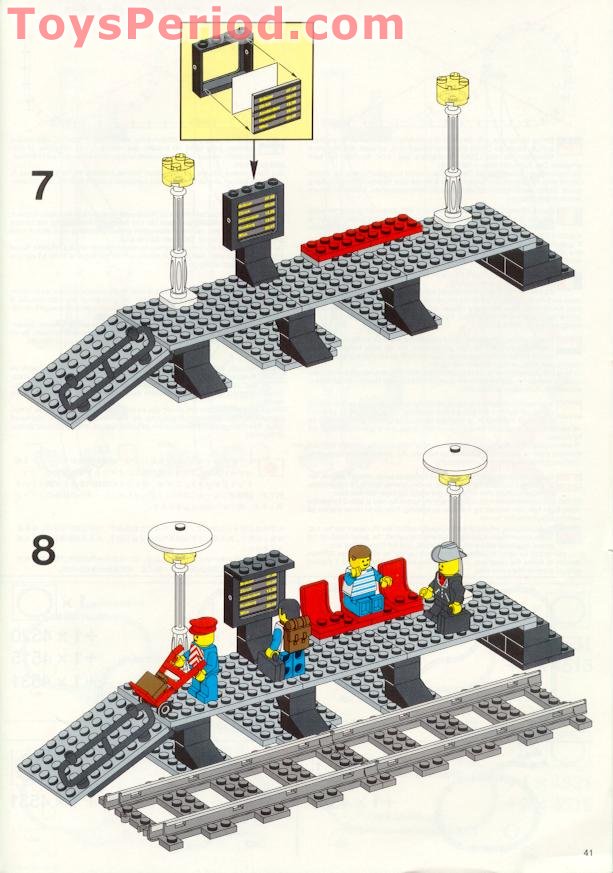 LEGO 4558 Metroliner Instructions and Parts List