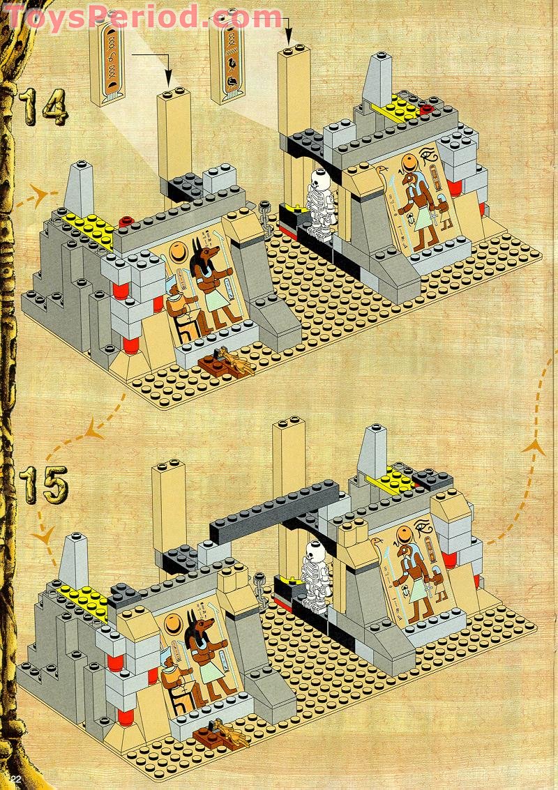 LEGO 5988 Pharaoh's Forbidden Ruins Instructions and Parts List