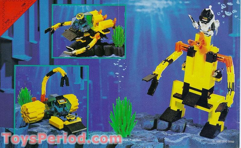 LEGO 6145 Crystal Crawler - Aquanaut Turbo Amphi Instructions and Parts ...
