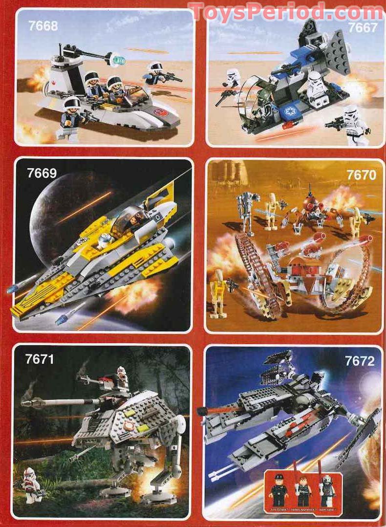 LEGO 7671 AT-AP Walker Instructions and Parts List