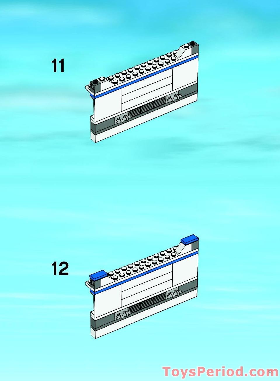 LEGO 7743 Police Command Center Instructions and Parts List