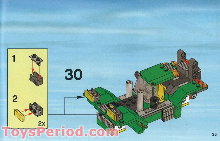 LEGO 7992 Container Stacker Instructions and Parts List