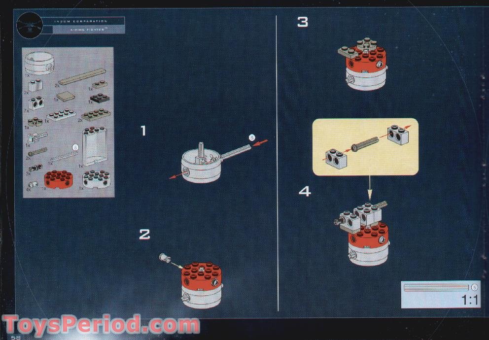 LEGO 7191 X-Wing Fighter - Ultimate Collector Series UCS Instructions ...