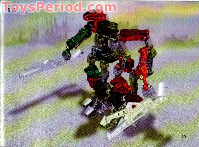 LEGO 8618-1 Vahki Rorzakh Instructions and Parts List