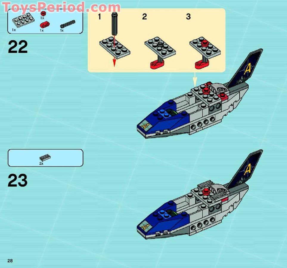 LEGO 8637 Mission 8: Volcano Base Instructions and Parts List
