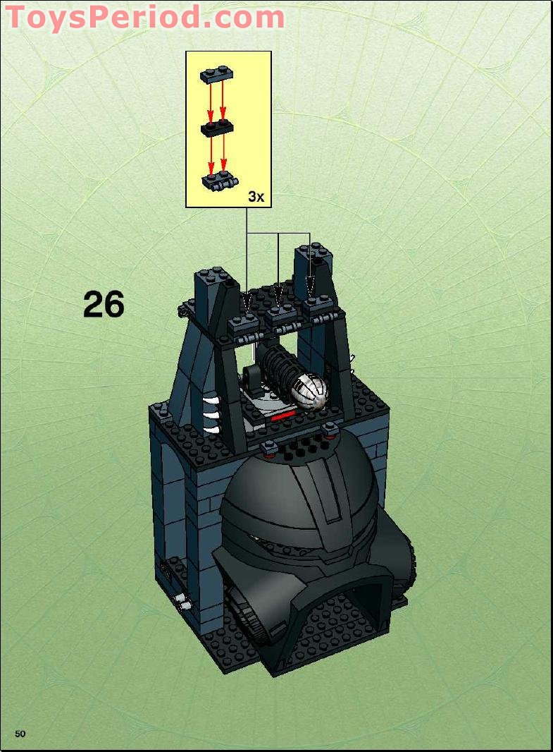 LEGO 8758 Tower of Toa Instructions and Parts List