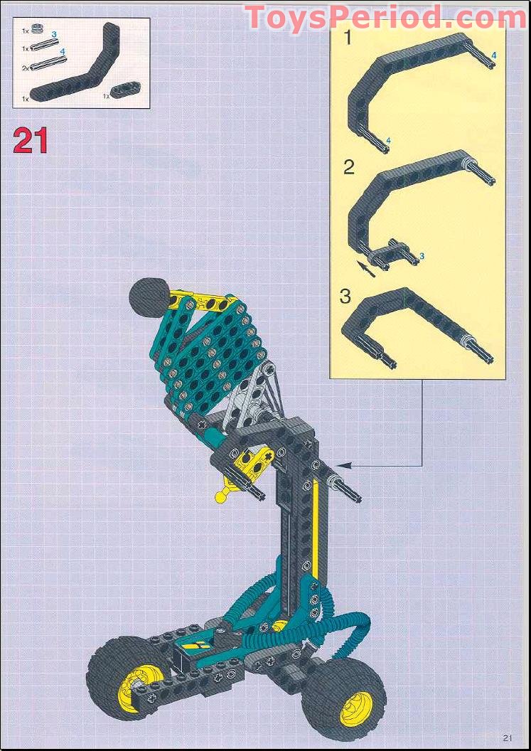 LEGO 8257 Cyber Strikers Instructions and Parts List
