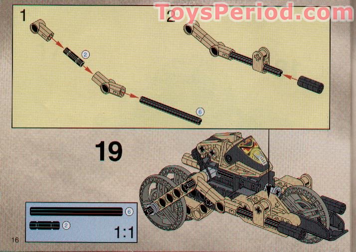 LEGO 8513 Dust Instructions and Parts List