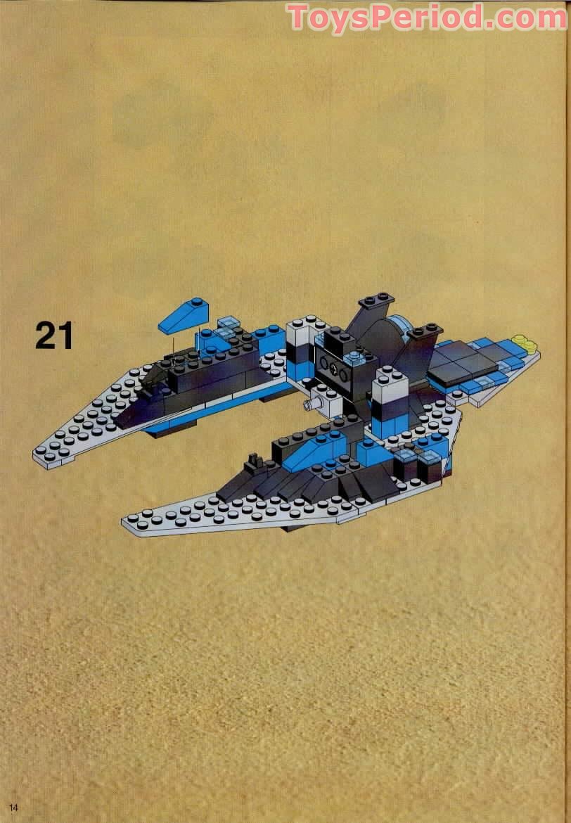 LEGO 1789 Star Hawk II Instructions and Parts List
