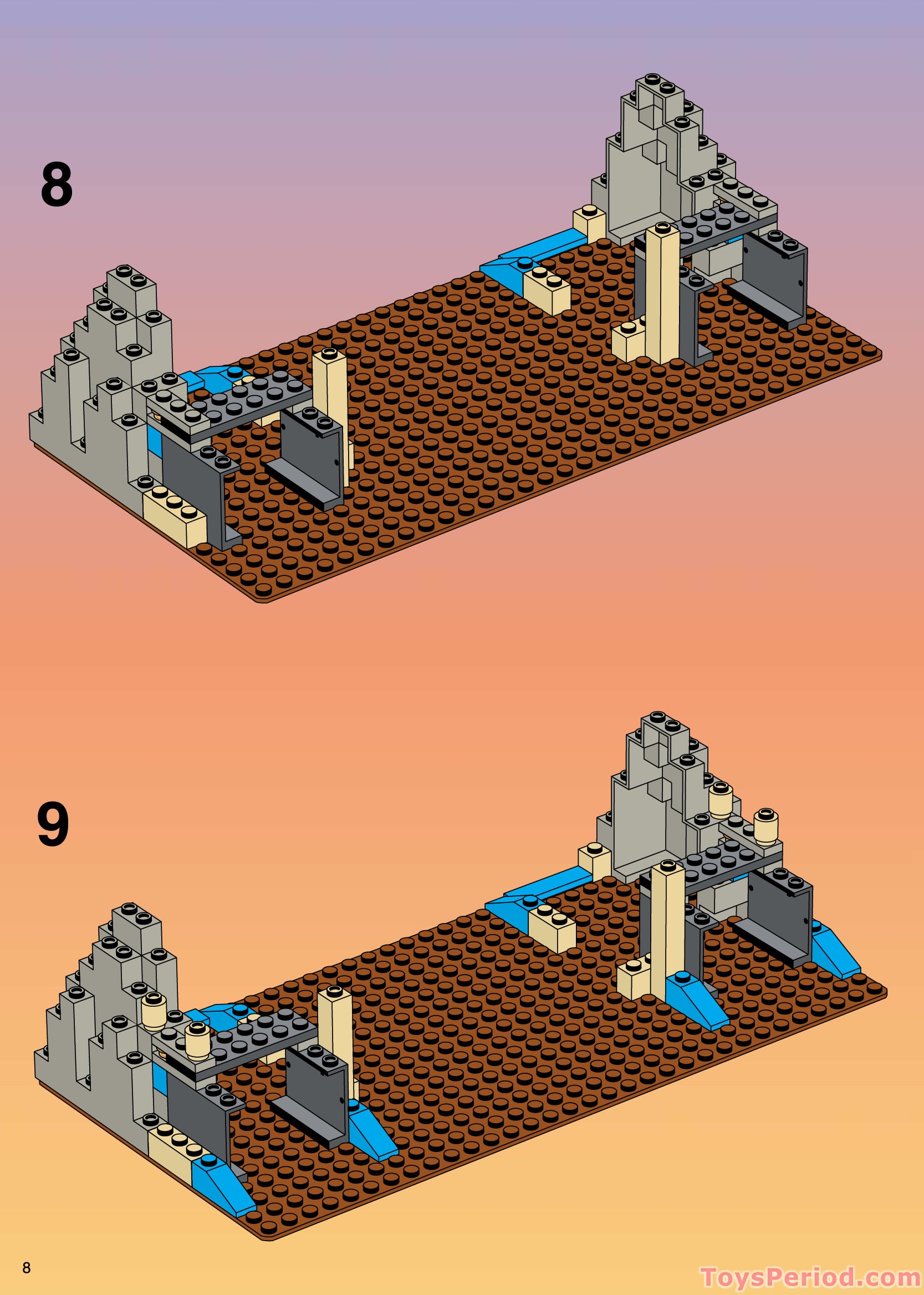 LEGO 3053 Emperor's Stronghold Instructions and Parts List