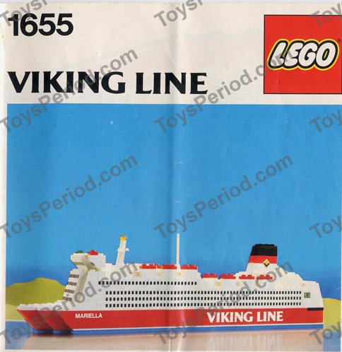 LEGO 1655 Viking Line Promotional Set, Ferry 'Mariella' Instructions ...