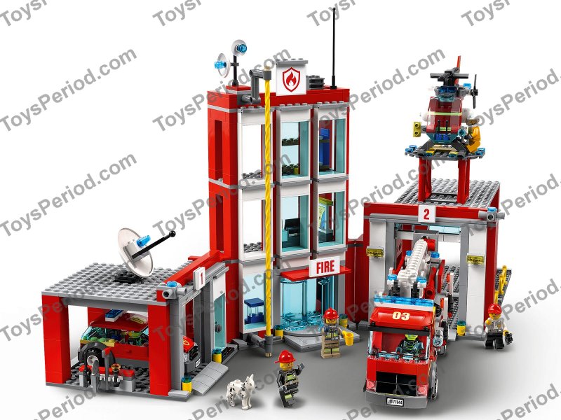 LEGO 77944 Fire Station Headquarters Set Parts List