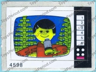 LEGO Sets with Part 278stk01 Sticker Sheet for Set 278 - (4598)