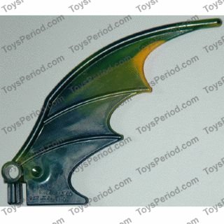 LEGO Sets with Part 55706pb01 Dragon Wing 8 x 10, Green and Yellow ...