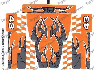 LEGO Sets with Part 8162stk01 Sticker Sheet for Set 8162 - (84560/4540318)