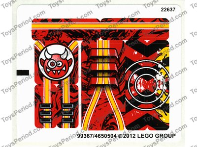 LEGO Sets with Part 9092stk01 Sticker Sheet for Set 9092 - (99367/4650504)