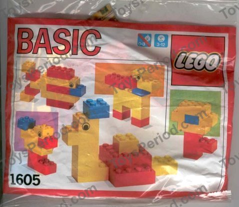 LEGO 1605-1 Snail Set Parts List