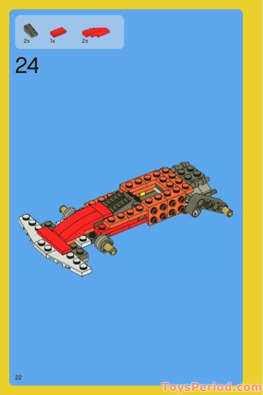 LEGO 5763 Dune Hopper Instructions and Parts List